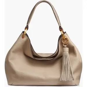 Donna Karan New York Glenwood Leather Shoulder Bag - Moth