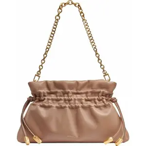 Donna Karan New York Southold Leather Clutch - Toasted Almond