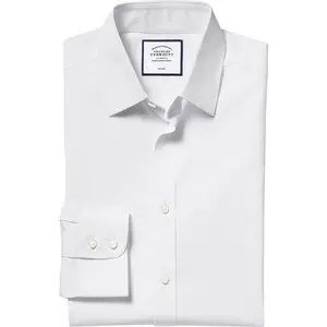 CHARLES TYRWHITT Non-iron Poplin Shirt - White