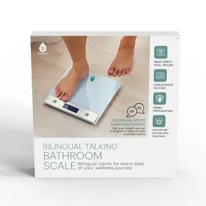 PURSONIC Bilingual Talking Bathroom Scale Precision Meets Convenience