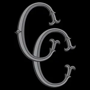CROOKS & CASTLES Initials Logo Short Sleeve Graphic T-shirt - Black