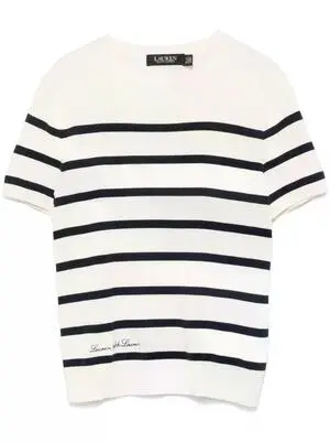 Ralph Lauren Striped T-shirt - Neutrals