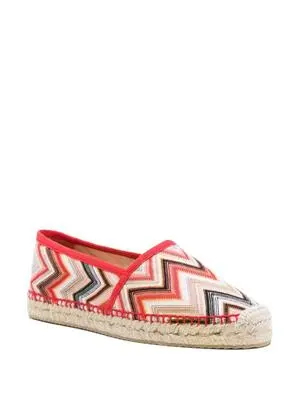 Missoni Zigzag Espadrilles - Red