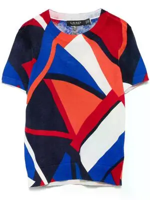 Geometric Print T-shirts For Women
