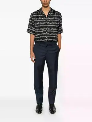Versace Wool Formal Trousers