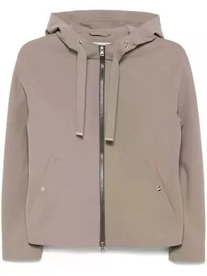 Herno Hooded Jacket - Brown