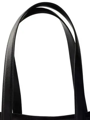 Prada Re-edition 1978 Medium Re-nylon And Saffiano Leather Tote Bag - Black