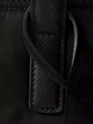 Prada Re-edition 1978 Medium Re-nylon And Saffiano Leather Tote Bag - Black