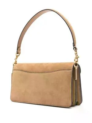 Coach Suede Shoulder Bag - Neutrals | Editorialist