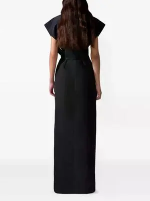 Carolina Herrera Cap-sleeve Gown