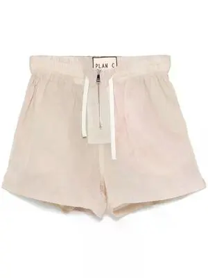 Plan C Cotton Organza Shorts