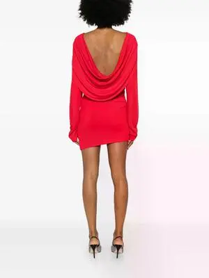 Jacquemus Draped Mini Dress - Red