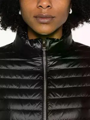 Moncler Knitted-sleeve Padded Jacket