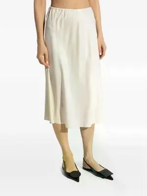 LISA YANG Silk Skirt - Neutrals