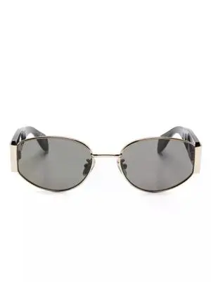 RETROSUPERFUTURE Oval Frame Sunglasses - Black