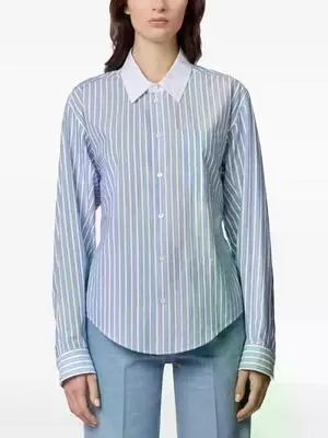 TOD'S Striped Poplin Shirt