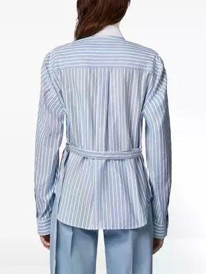 TOD'S Striped Poplin Shirt