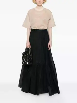 Plan C Organza Maxi Skirt