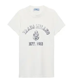 Prada Cotton Logo T-shirt