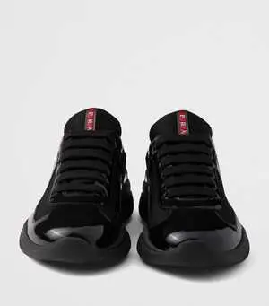 Prada America's Cup Sneakers - Black