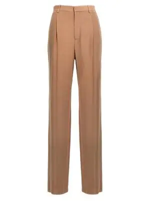 Saint Laurent Crepe Silk Pants