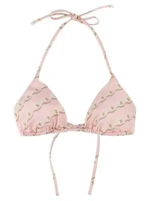 Versace Treasure Bikini Top - Pink
