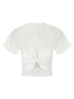 Rabanne Piercing T Shirt - White