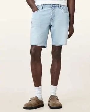 ALLSAINTS Switch Skinny Fit Denim Shorts - Blue