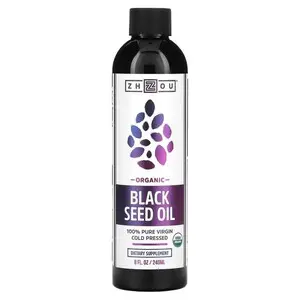 ZHOU NUTRITION Black Seed Oil Organic 240 Milliliters - One-color