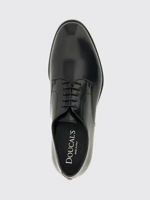 DOUCAL'S Leather Lace-up Brogues - Black