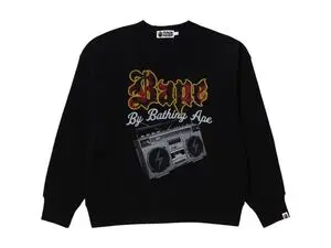 A BATHING APE Boombox Crewneck Sweatshirt