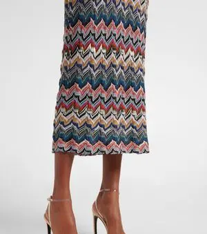 Missoni Zigzag Lamé Midi Dress