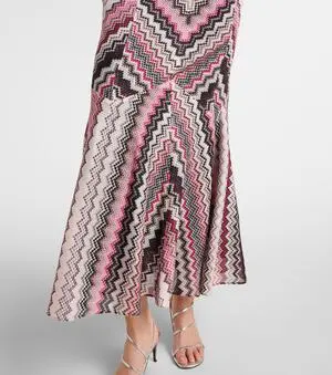 Missoni Zigzag Lamé Midi Dress