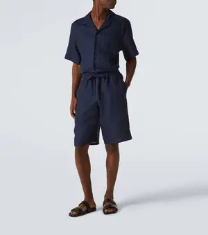 Dolce & Gabbana Linen Bermuda Shorts