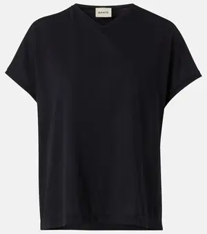 Khaite Devra Cotton-blend Top - Black