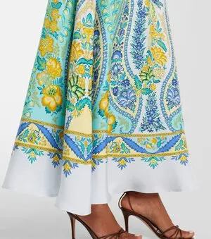 Etro Floral Silk Maxi Skirt - Multicoloured
