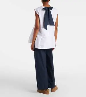 Max Mara Argento Wide-leg Pants - Blue