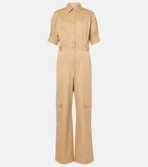 Max Mara Cotton Jumpsuit - Beige