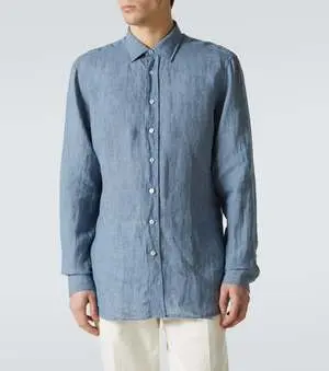 LARDINI Linen Shirt
