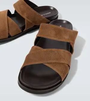 Manolo Blahnik Seaton Suede Sandals
