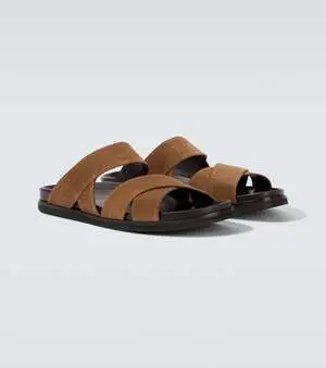 Manolo Blahnik Seaton Suede Sandals
