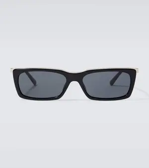 Saint Laurent Sl 766 Rectangular Sunglasses - Black