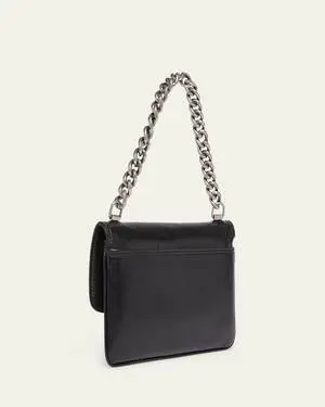 Balenciaga Bb Soft Leather Phone Wallet On Chain