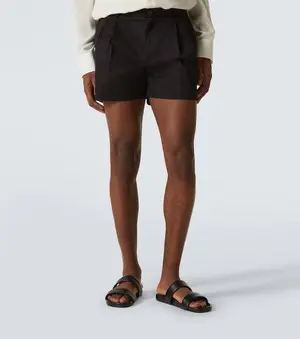 Dolce & Gabbana Cotton-blend Gabardine Shorts