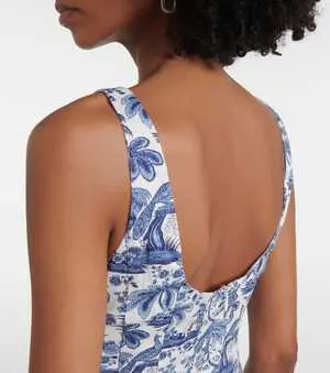 Staud Wells Floral Mini Dress