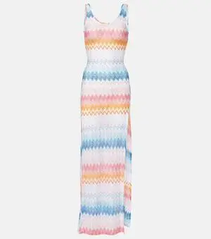 Missoni Zigzag Lame Beach Dress - Multicoloured