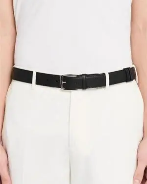 Dunhill Grained Leather Belt - Black