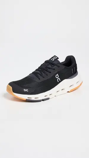 On Cloudnova Form Sneakers - Black Ivory