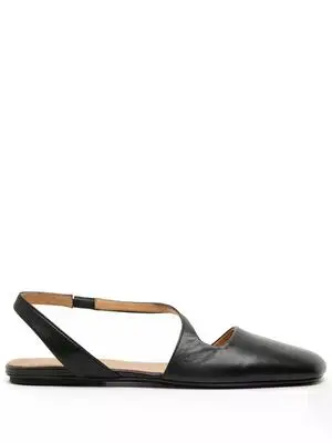 Marsèll Quadrangolo Leather Ballet Flats