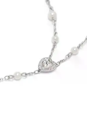 SWAROVSKI X Ariana Grande Pearl Necklace - Silver